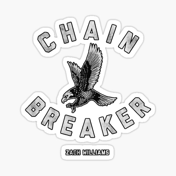 "Zach Williams men singer Christian rock logo Exselna" Sticker for Sale ...