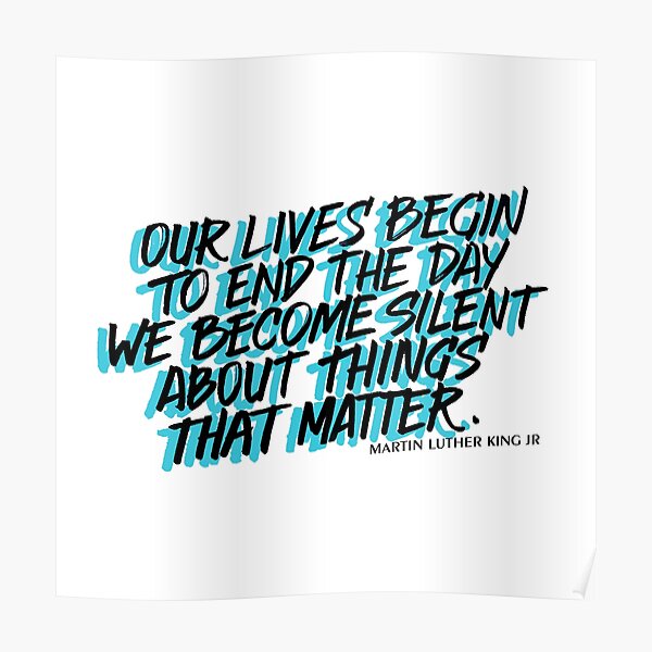 "MLK - Revolution" Poster for Sale by romia | Redbubble