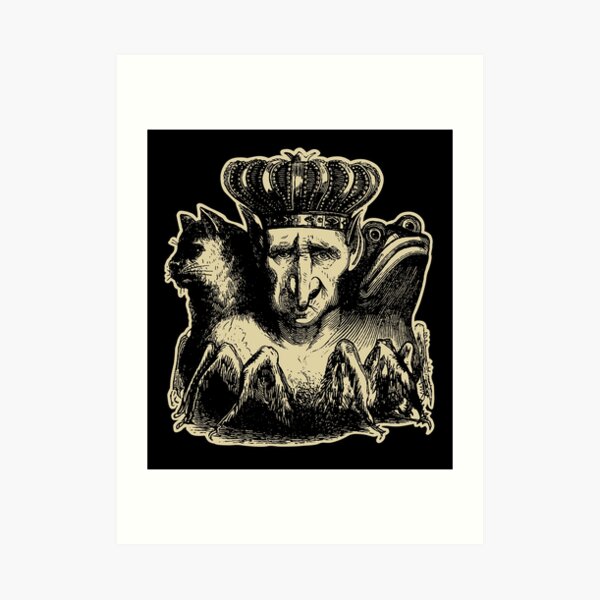 "Demon King Bael illustration from Infernal Dictionary, 1818" Art Print ...