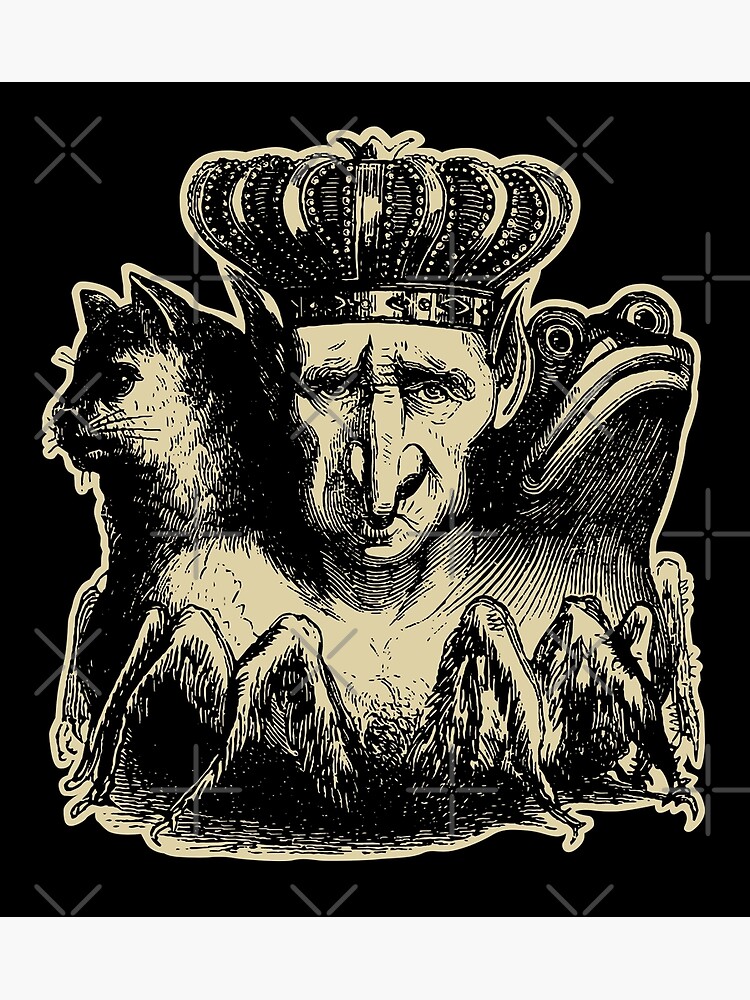 "Demon King Bael illustration from Infernal Dictionary, 1818" Art Print ...