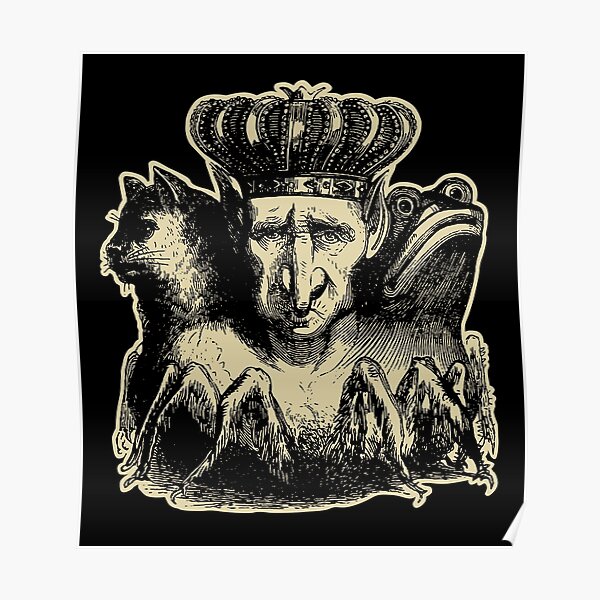 "Demon King Bael illustration from Infernal Dictionary, 1818" Poster by ...