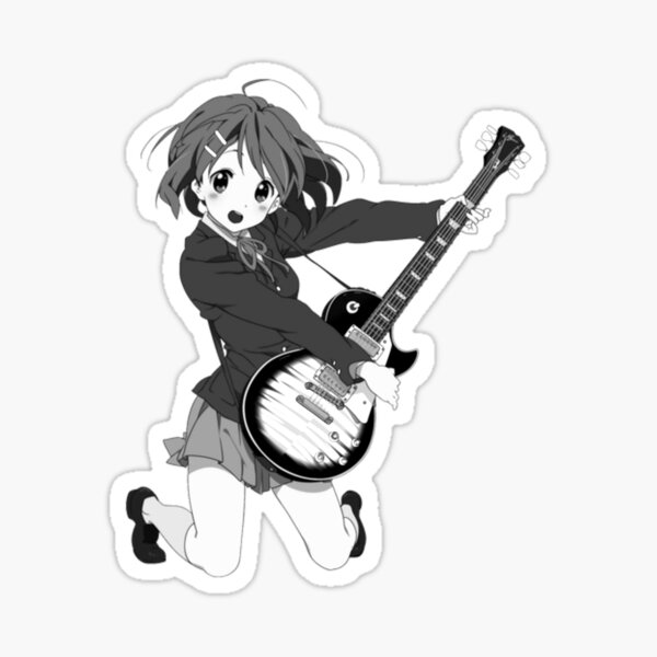 "K-ON! Yui" Sticker for Sale by Nekolol | Redbubble