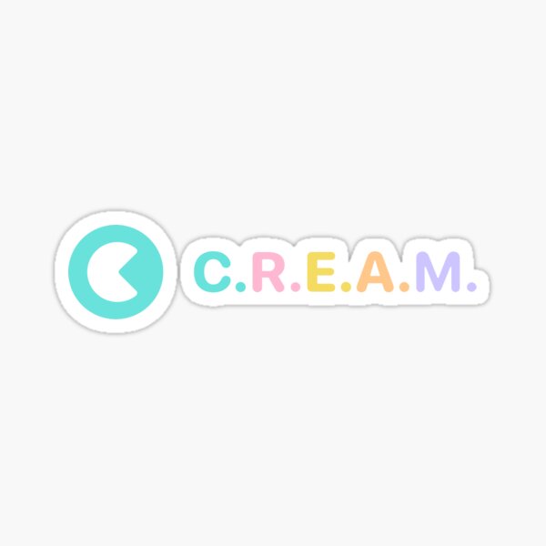 "Cream DeFi" Sticker for Sale by The-Metaverse | Redbubble