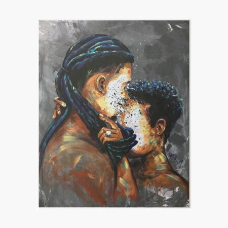 "Naturally Black Love II" Art Board Print for Sale by DaCre8iveOne | Redbubble