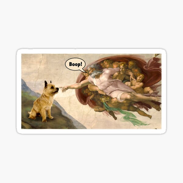 "Boop The Snoot of Cairn Terrier Funny Terrier Dog Meme T-Shirt ...