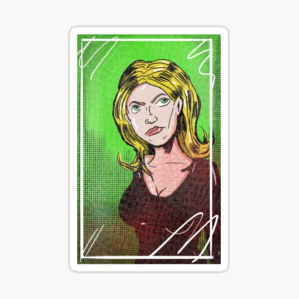 "Are you bored Marg?" Sticker for Sale by silentlyrob668 | Redbubble