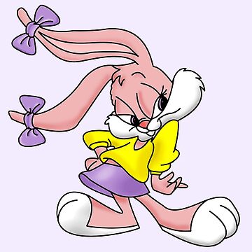 "Babs Bunny " Sticker for Sale by Coldfomo | Redbubble