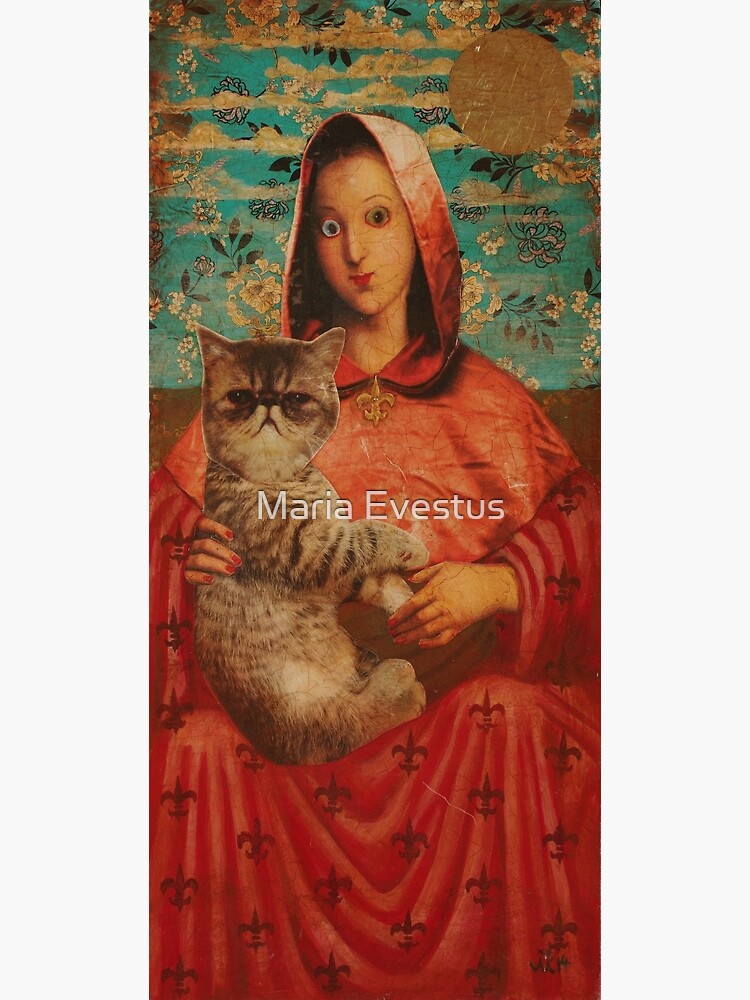 "Madonna with Cat" Poster for Sale by piggeye | Redbubble
