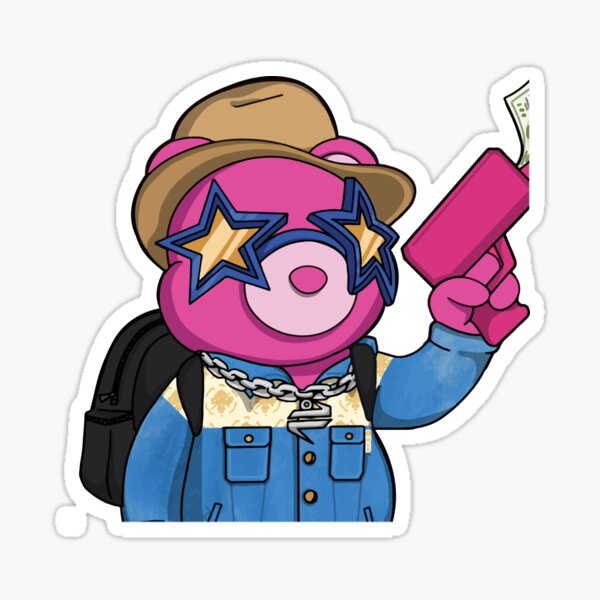 "Rich bear" Sticker by wsbshop | Redbubble