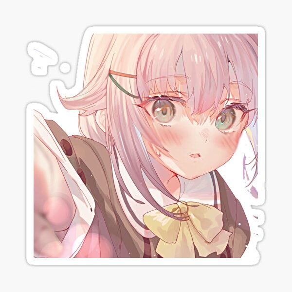 "Anime Girl #023" Sticker for Sale by MapleDecora | Redbubble
