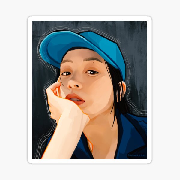 "ITZY Ryujin" Sticker by kalverzer | Redbubble