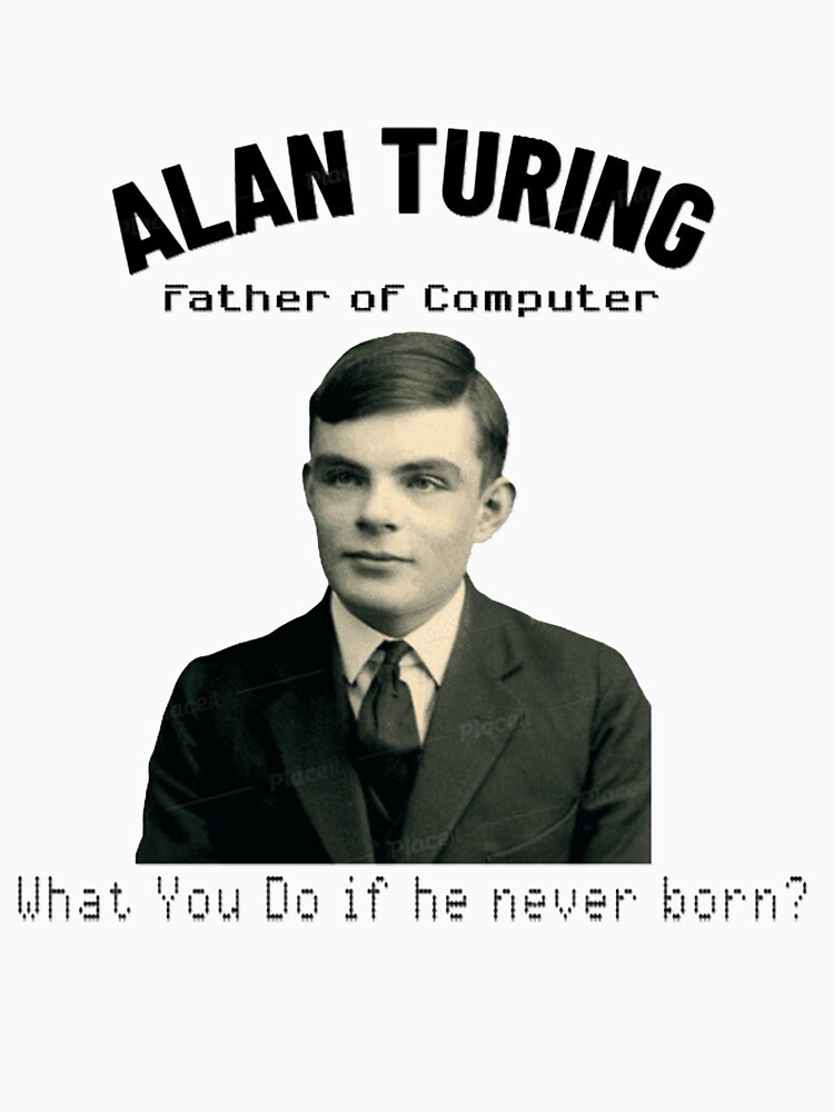 "Alan Turing Tribute - Alan Turing Retro - Alan Turing stickers" T ...