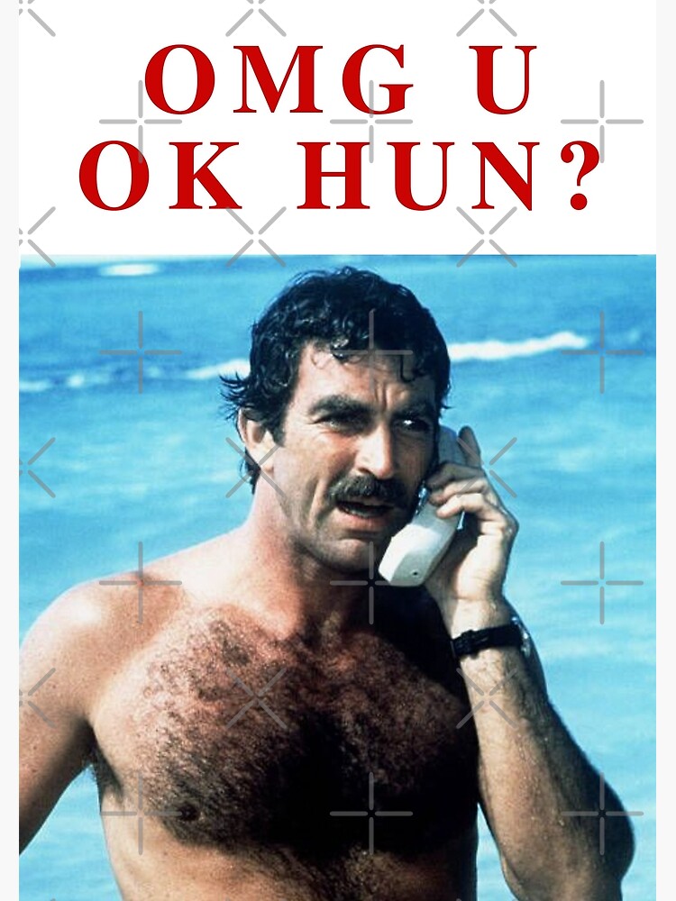 "Omg u ok hun?" Poster by blackoutstudios | Redbubble