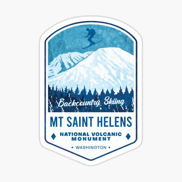 "Mt Saint Helens National Volcanic Monument" Sticker by JordanHolmes ...