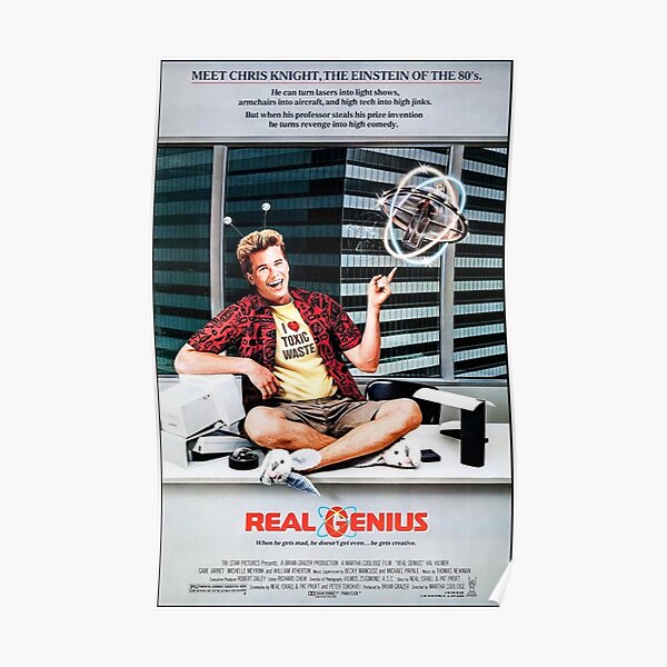 "Real Genius (1985)" Poster for Sale by courtneyrollins | Redbubble