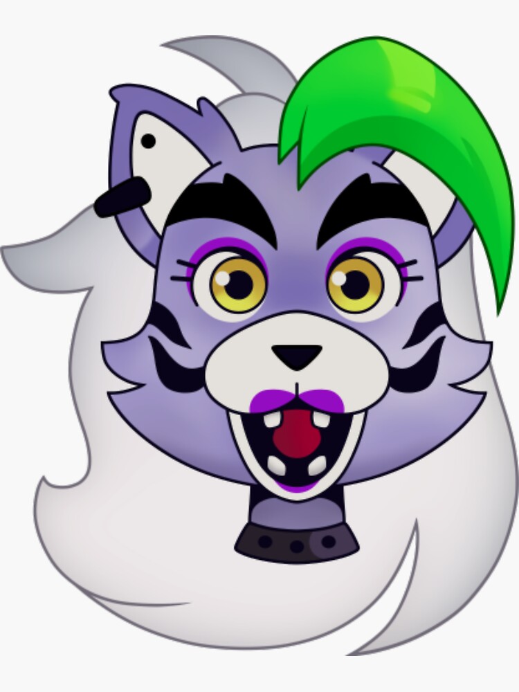 "FNaF Roxanne Wolf " Sticker for Sale by TalonKaila | Redbubble