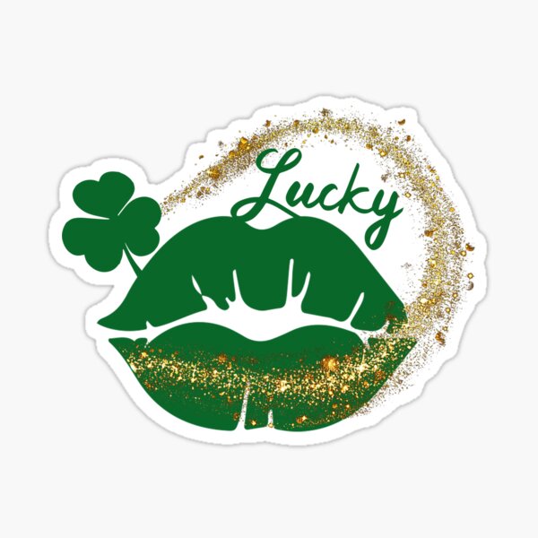 "Lucky" Sticker for Sale by pnkpopcorn | Redbubble
