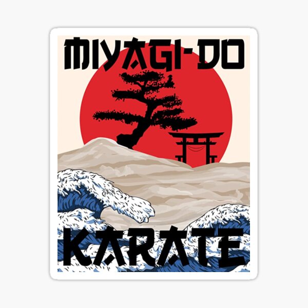 "Miyagi-Do Karate" Sticker by JOSHUACOX1 | Redbubble