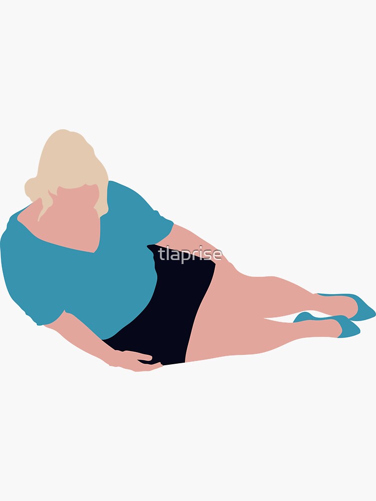 "Fat Amy Mermaid Dancing" Sticker for Sale by tlaprise | Redbubble