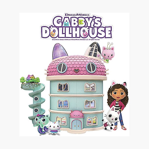 "Kids Gabby's Dollhouse Group Logo" Photographic Print for Sale by ...
