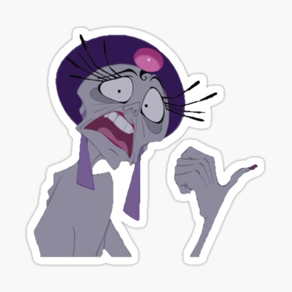 "Copy of Yzma Classic " Sticker for Sale by BibianafRossi | Redbubble