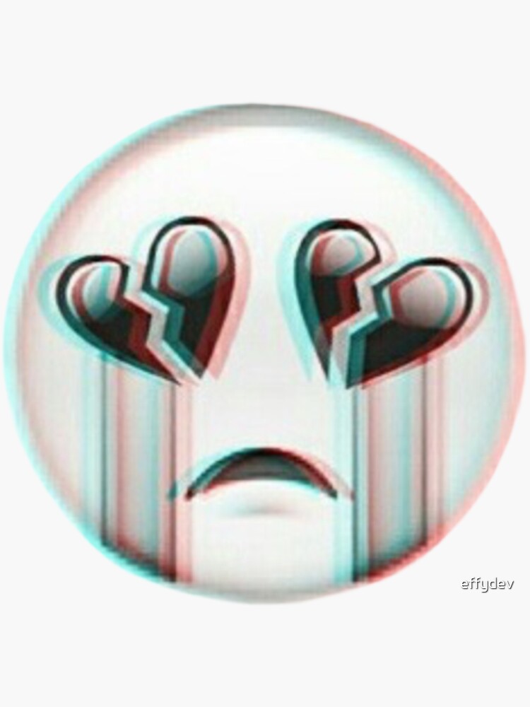 "Grunge Emoji" Sticker for Sale by effydev | Redbubble
