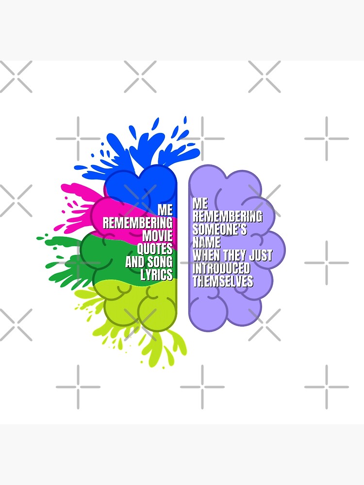 "Autism Memory Issues Funny Design Perfect for Autistic People" Poster ...