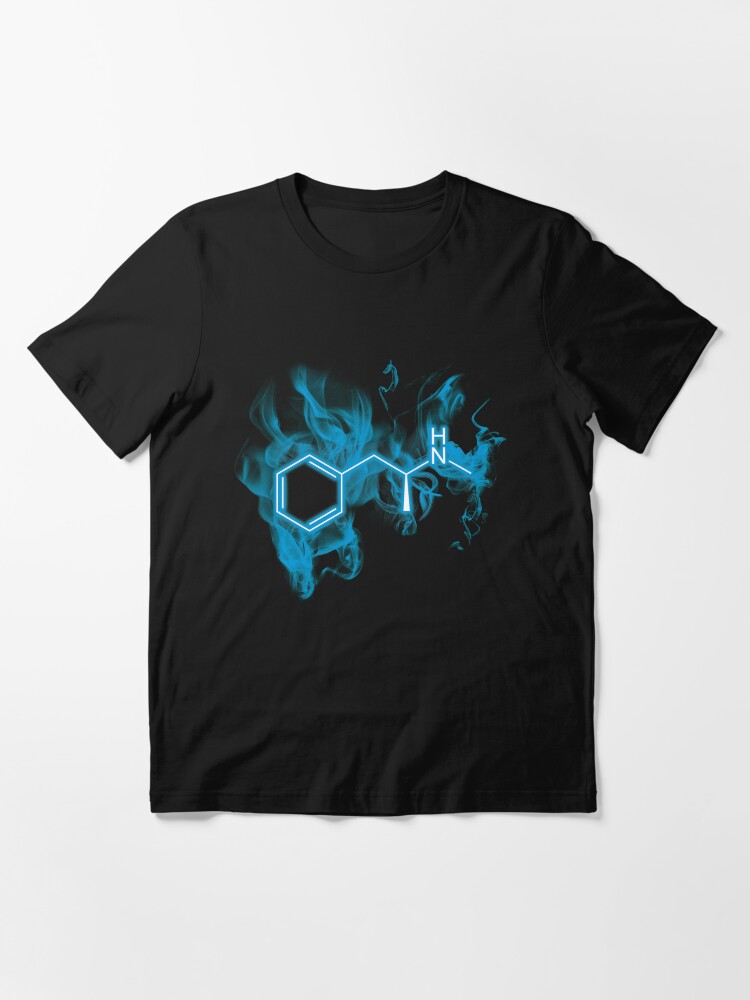 "Blue Meth - C10H15N" T-shirt for Sale by LithiumL | Redbubble ...