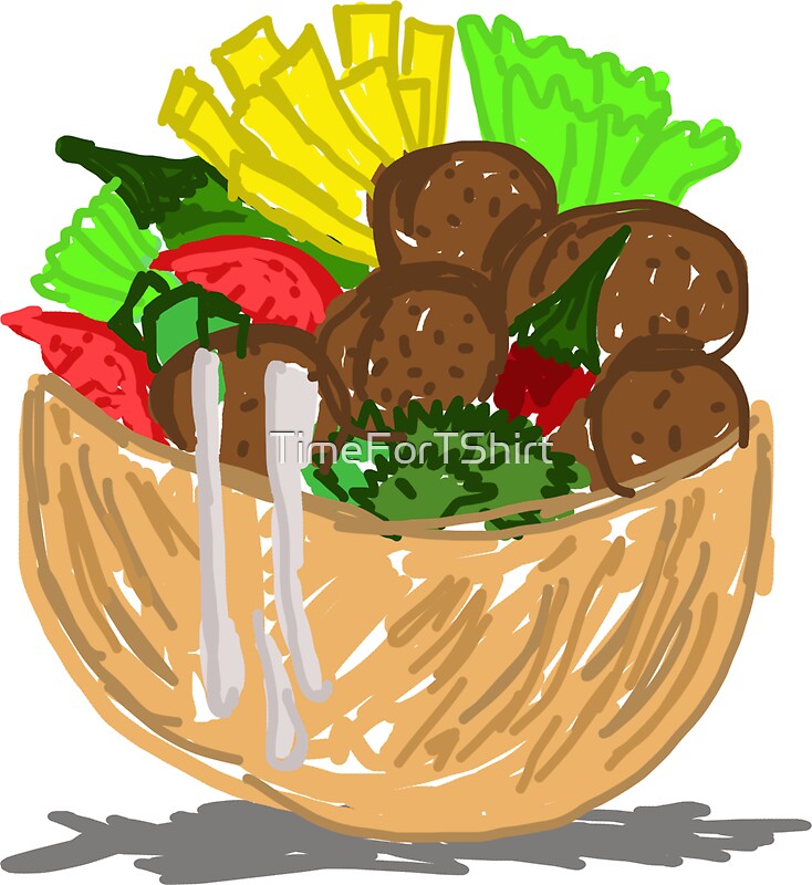 "Falafel Meme" Stickers by TimeForTShirt | Redbubble