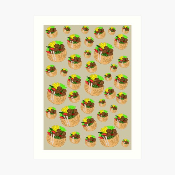 "Falafel Meme" Art Print by TimeForTShirt | Redbubble