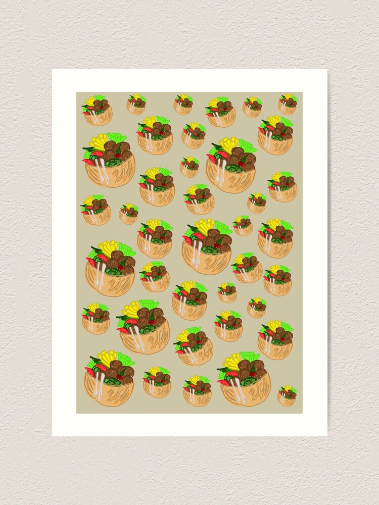 "Falafel Meme" Art Print by TimeForTShirt | Redbubble