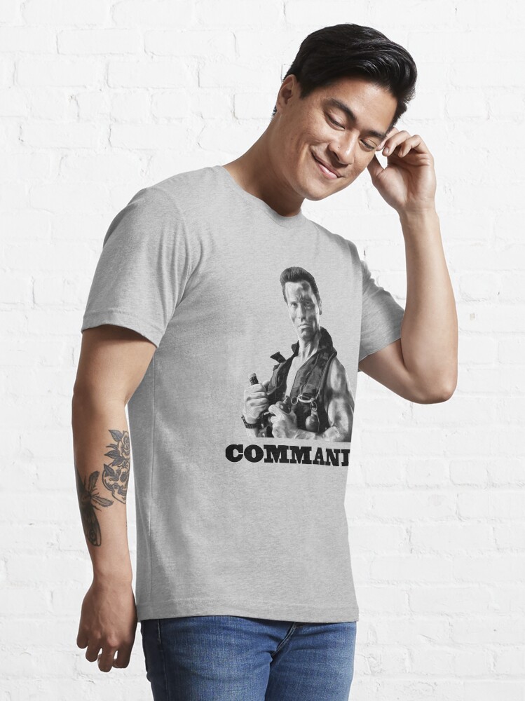 "Commando" T-shirt for Sale by ckdexter | Redbubble | arnold ...
