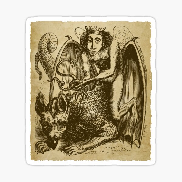 "Astaroth, prince of Hell illustration from Infernal Dictionary, 1818 ...