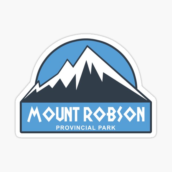 "Mount Robson Provincial Park" Sticker for Sale by esskay | Redbubble