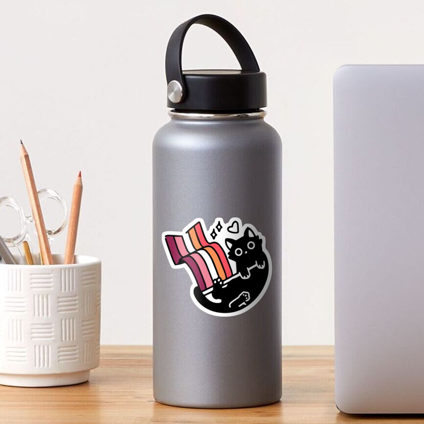"Lesbian - WLW Cat" Sticker for Sale by Kyri45 | Redbubble