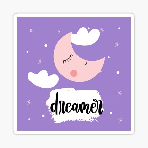 "Dreamer" Sticker by Iram-designs | Redbubble