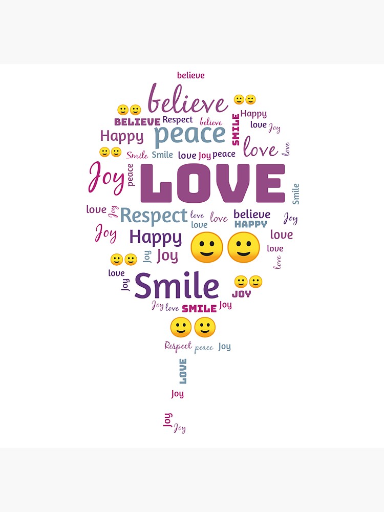 "Beautiful word cloud art image" Sticker for Sale by Somaartdesigner ...