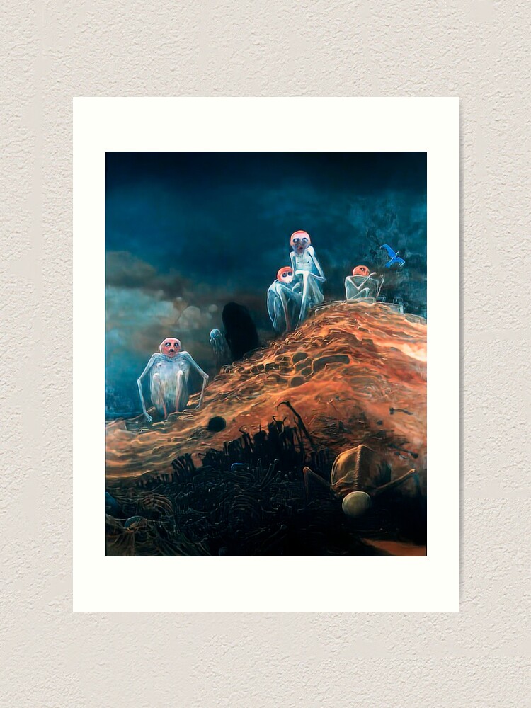 "Untitled (Simians) by Zdzislaw Beksinski" Art Print for Sale by ...