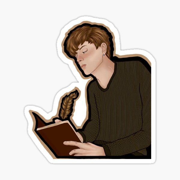 "Remus drawing" Sticker by mxdddyy | Redbubble