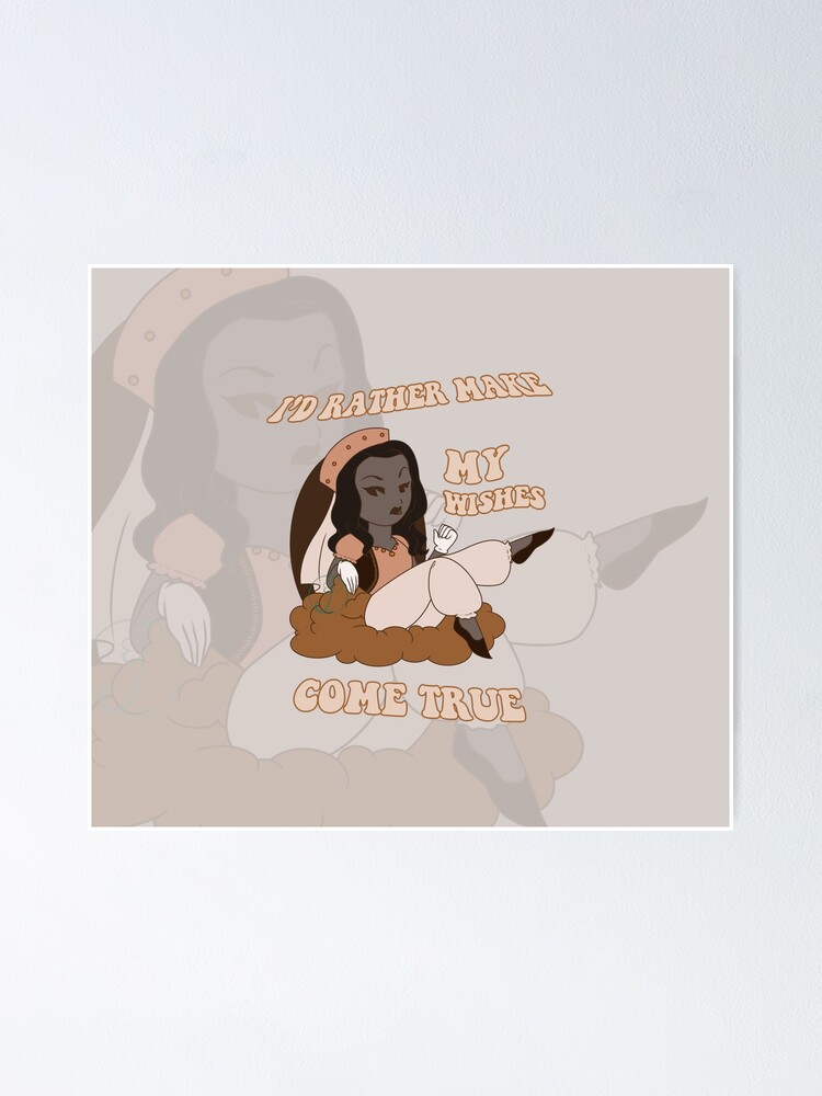 "Old Cartoon Style pin up - Genie" Poster for Sale by Juditangelo ...