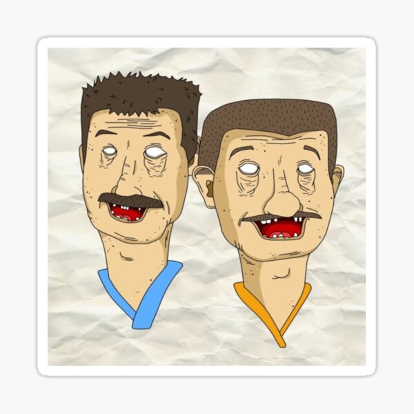 "Chuckle Brothers" Sticker for Sale by MaxManN1 | Redbubble