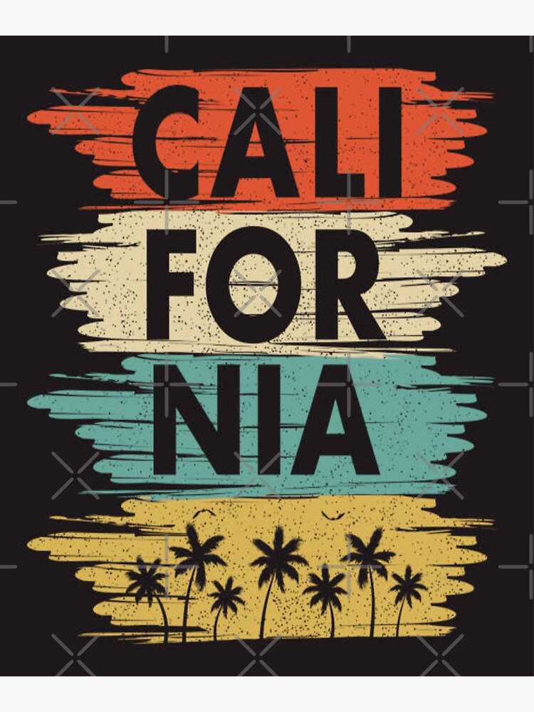 "Cali For Nia" Sticker by Unique7design | Redbubble