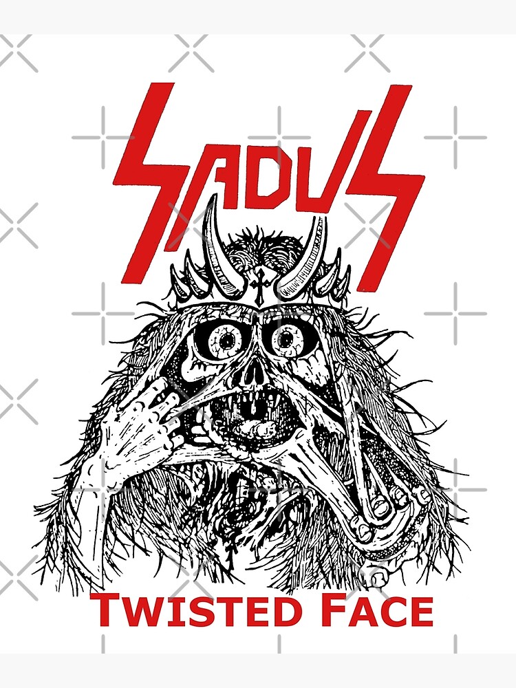 "Sadus- Twisted Face" Poster for Sale by morbidmetal | Redbubble