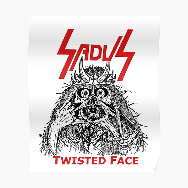 "Sadus- Twisted Face" Poster for Sale by morbidmetal | Redbubble