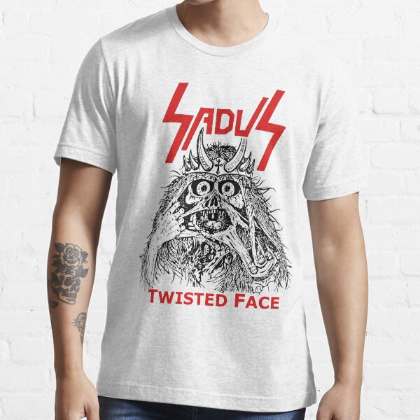 "Sadus- Twisted Face" T-shirt for Sale by morbidmetal | Redbubble ...