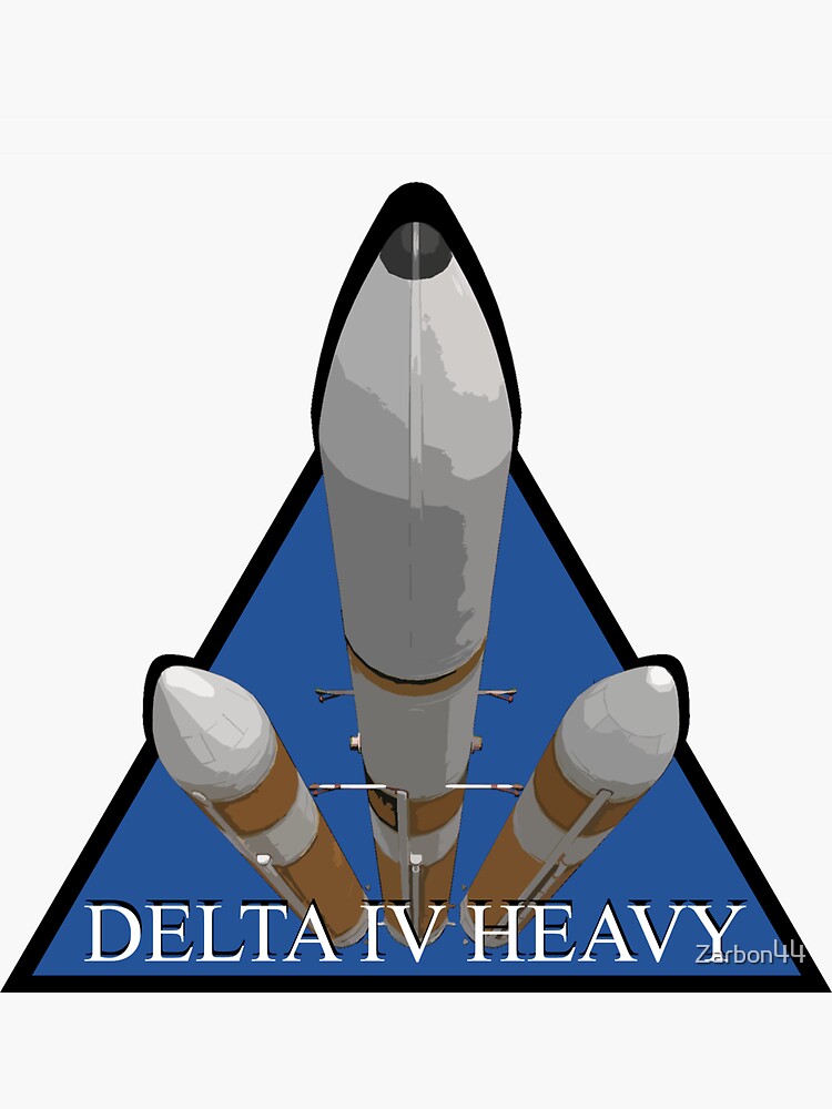 "ULA Delta IV Heavy Patch" Sticker for Sale by Zarbon44 | Redbubble