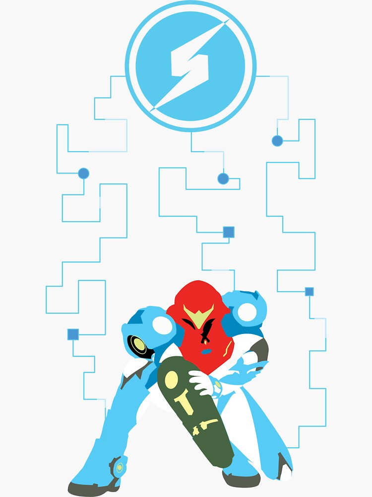 "Metroid Dread- Samus" Sticker for Sale by Swiggyizzy | Redbubble
