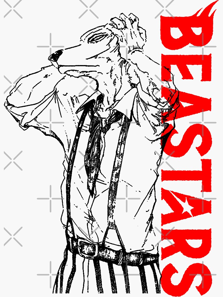 "Legoshi - Beastars" Sticker for Sale by FranckJeannin | Redbubble