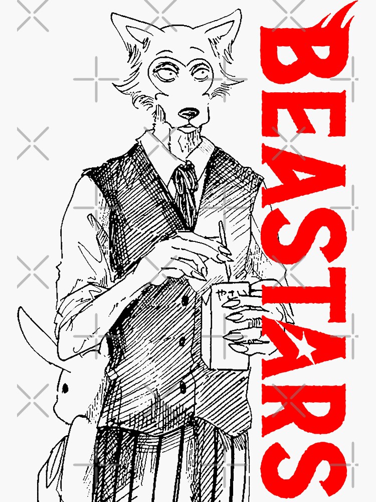 "Legoshi - Beastars" Sticker by FranckJeannin | Redbubble