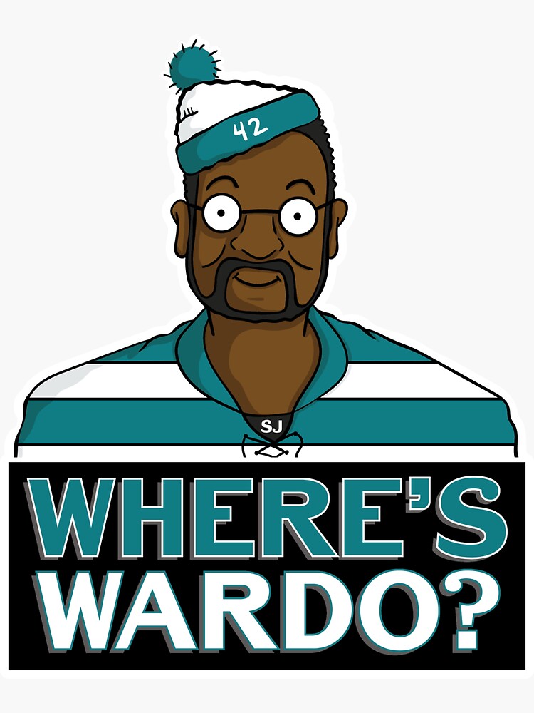 "Where's Wardo?" Sticker for Sale by SQDesigns | Redbubble